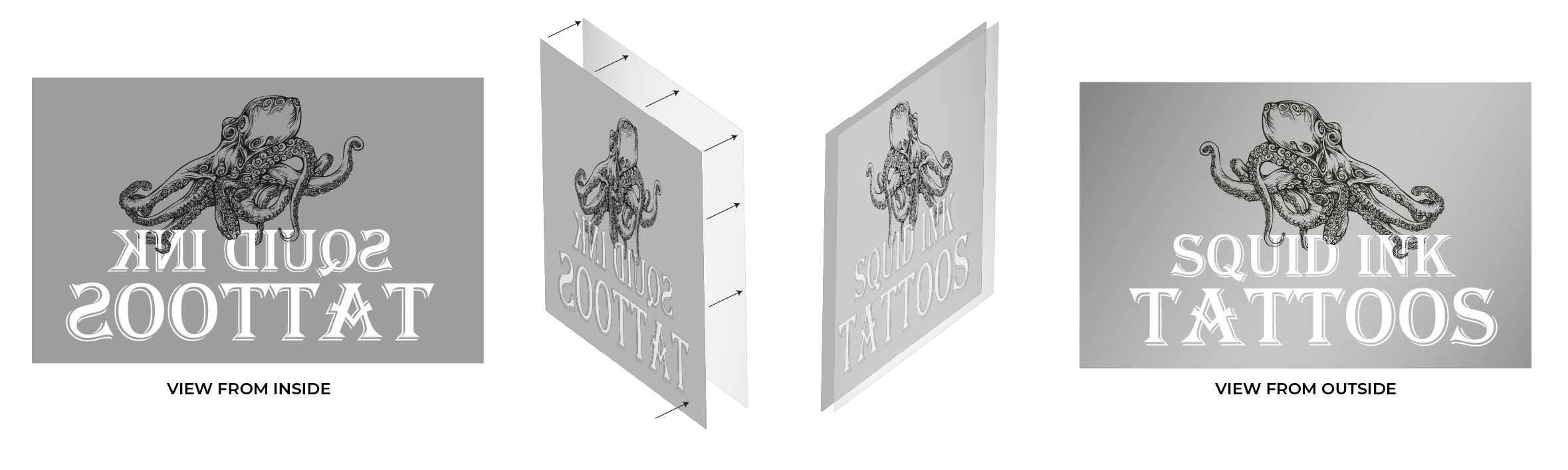 What is "Mirrored Print"