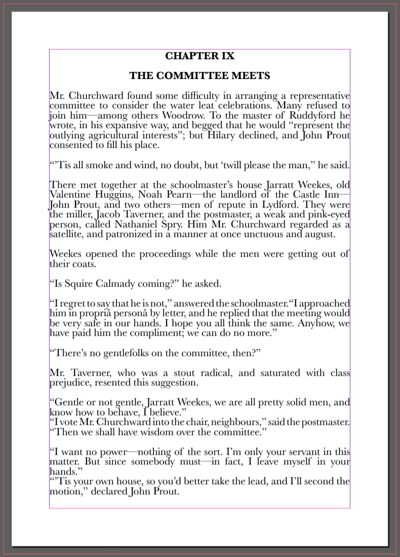 Why use margins for booklet printing?