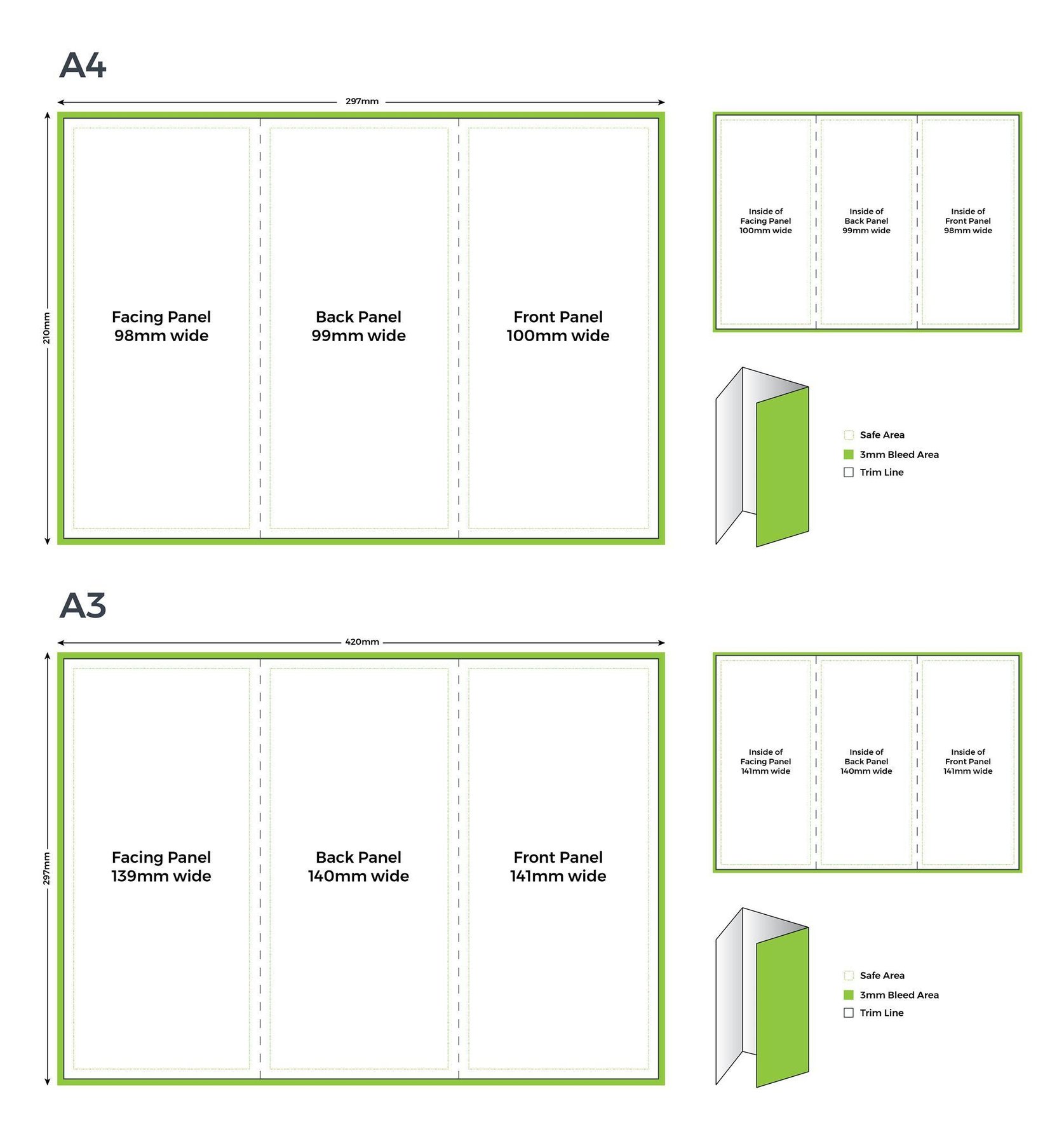 Trifold Templates