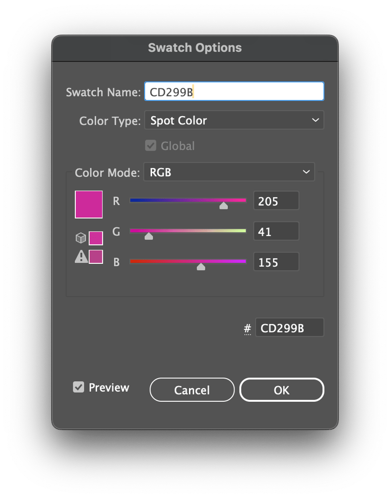Colour Options for Promotional Products.